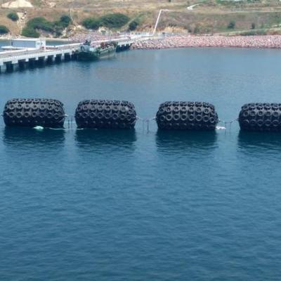 China ABS Q235 Flange 80Kpa Marine Rubber Bumper For Gas Carriers Docking Bumper for sale