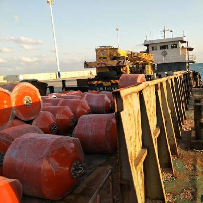China SGS Marine Chain Through Buoy for Cruise Ship Polyurethane Reinforcement Mooring Buoy for sale
