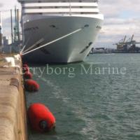 China Polyurethane Marine Solid Foam Boat Fenders For Ship Protection for sale
