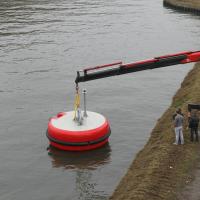 China Docking Durable Colorful Eva Polyurethane Mooring Buoy Pick-up Buoy For Vessel and Boat for sale