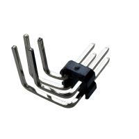 China 2.54mm Pitch 2x2 Pin Dual Row Single Body Custom Special-shaped Pin Header for sale