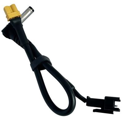 China DC5525 to XT30 Female SM2.5-2P Female Power Cable 20AWG for Electric Luggage for sale