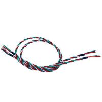 China 1007 24AWG 3-Wire Twisted Cable, Both Ends Stripped and Tinned for sale
