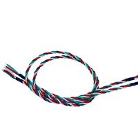 China 1007 24AWG 3-Wire Twisted Cable, Both Ends Stripped and Tinned for sale