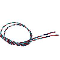 China 1007 24AWG 3-Wire Twisted Cable, Both Ends Stripped and Tinned for sale