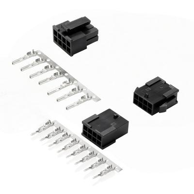 China 3.00mm Pitch Molex 3.0 Compatible Double Row Wire-to-Wire Connectors for sale