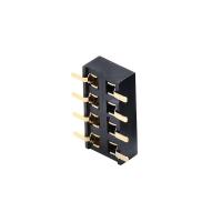 China Dual Row Vertical SMT Female Header 2.0mm Pitch 2.2mm Height for Power Control Boards for sale
