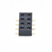 China Dual Row Vertical SMT Female Header 2.0mm Pitch 2.2mm Height for Power Control Boards for sale