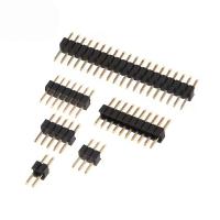 China 2.00mm Pitch Single Row Pin Header 1xN Pins Vertical DIP Connector 2.0mm Height for sale