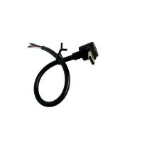China 5 Core Type C Right Angle Connector to Open Wire Harness for Audio Amplifier Server Equipment for sale