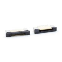 China 0.5mm Pitch 2.0mm Height Full Housing ZIF FPC Connector Top Bottom Contact for sale
