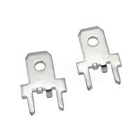 China 4.8×0.5mm Anti-Reverse PCB Mount Quick Terminal, 187 Series, Tin-Plated for sale