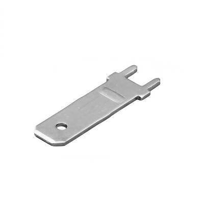 China Long Type 250 6.35x0.8mm PCB Male Tab Terminal Extended Through-Hole Soldering for sale