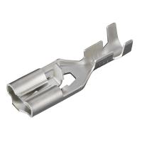 China 250 Lock Style Female Crimp Terminal 6.35x0.8mm 20-16 AWG Tape and Reel for sale