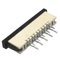 China 1.0mm Pitch Vertical Through Hole Latch Type FPC Connector for sale