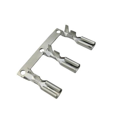 China 110 Series Straight Horizontal Mold Female Crimp Terminal 2.8x0.5mm 28-24AWG for sale
