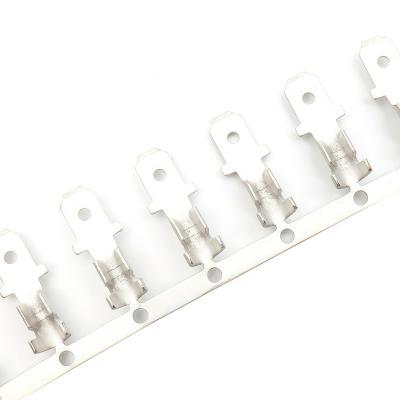 China 187 Horizontal Membrane Tab Terminal 4.8×0.5mm Crimp Type for sale