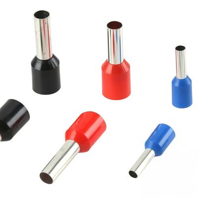 China EV EVN Insulated Ferrule Terminal Pin Connector Tube Type Cord End Terminal 0.5-16mm² for sale