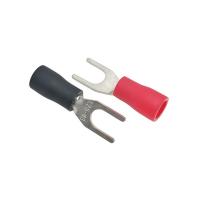China Universal Insulated Fork Terminal M3 M4 M5 M6 M8 M10 3.2mm 6.4mm Inner Diameter Crimp Terminal for sale