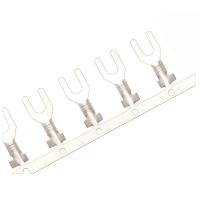 China 3.2mm Non-Insulated Y Type Fork Terminal (Brass, 0.3mm Thickness) for sale