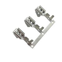 China Uninsulated .250 6.35x0.8mm Tab Receptacle Tandem Quick Disconnect Terminal for sale