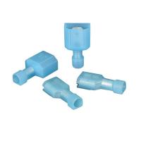 China 6.3x0.8mm Nylon Insulated Female Crimp Terminal Continuous Strip Quick Connect for sale