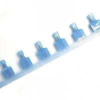 China 6.3x0.8mm Nylon Insulated Female Crimp Terminal Continuous Strip Quick Connect for sale