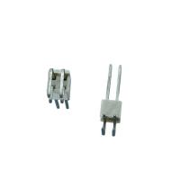 China 1.5mm Dual Row Pin Header Connector Right Angle 90 Degree LED PCB Board to Board LCP Brass Contacts for sale