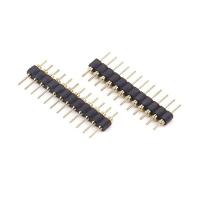 China 2.54mm Double End Different Diameter Machined Pin Header 0.6mm 0.46mm 1-40 Positions for sale