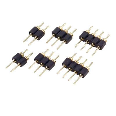 China 2.54mm Double End Different Diameter Machined Pin Header 0.6mm 0.46mm 1-40 Positions for sale