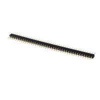 China Single Row 2.0mm Dual Sided Machined Round Pin Header Through Hole PCB Connector for sale