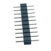 China Single Row 2.0mm Dual Sided Machined Round Pin Header Through Hole PCB Connector for sale