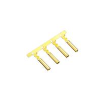 China 1.0mm Double Anchor Copper Terminal Male Female Kit Brass Nickel Plated Male Unplated Brass Female for sale