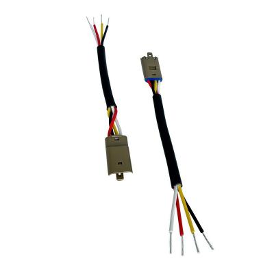 China 4 Core Single End Terminal Plug Wire Compatible with Molex 52266 Automotive Internal Wiring Harness for sale