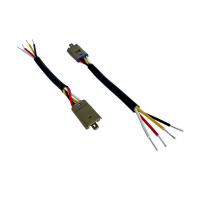 China 4 Core Single End Terminal Plug Wire Compatible with Molex 52266 Automotive Internal Wiring Harness for sale