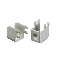 China Square M5 Thread Side Mount SMT Terminal, Brass & Red Copper PCB Weld Nut Post for sale