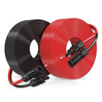 China Custom Length DC1500V MC4 Photovoltaic Cable 12AWG 10AWG Connector Wire for sale