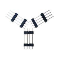 China 1.50mm Pitch Single Row Double Insulator Vertical Dip Type Pin Header Connector for sale
