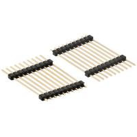 China 1.50mm Pitch Single Row Double Insulator Vertical Dip Type Pin Header Connector for sale
