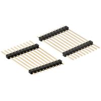 China 1.50mm Pitch Single Row Double Insulator Vertical Dip Type Pin Header Connector for sale