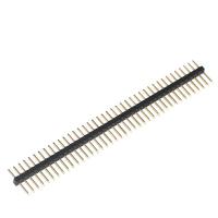 China 1.50mm Pitch Single Row Single Insulator Vertical DIP Pin Header Connector for sale