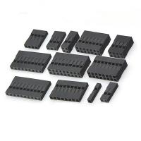 China 2.54mm Pitch Male Female Connector Housing with Crimp Terminals Single Double Row 1P to 40P for sale