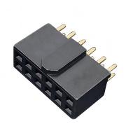 China 2.0mm Double Row Straight Pin Header | 4.3mm Height with Full Positioning Boss for sale