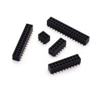 China 2.54×2.0mm Dual Row SMT Female Header without Polarizing Post for sale
