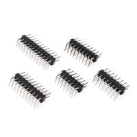 China 2.0mm dual row right angle pin headers. Compact 90° design, durable insulation, stable electrical performance for industrial and consumer electronics. for sale