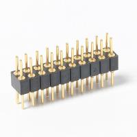 China 2.0mm Pitch Dual Boss Pin Header Round Hole Φ0.5 Φ0.6 OD for PCB Connection for sale