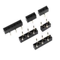 China 2.0mm Pitch Single Row DIP Female Header H=4.3mm Pin Length 3.4mm Outside Bend Connector for sale