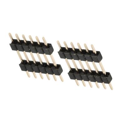 China 3.81mm Pitch Dual Plastic Pin Header for Optoelectronics and Home Appliances for sale