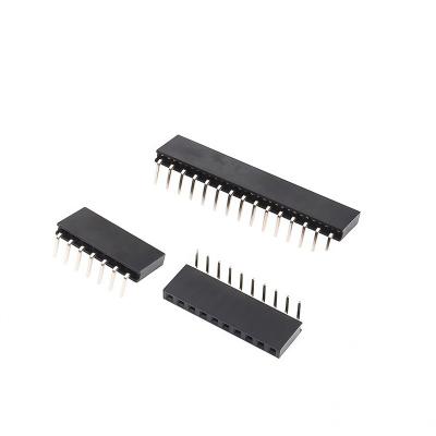 China 2.0mm Pitch 6.35mm Height Single Row 90° Right Angle Female Header Connector for sale