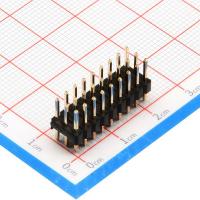 China 2.54mm 3 Row Straight Pin Header | Through Hole PCB Connector for sale